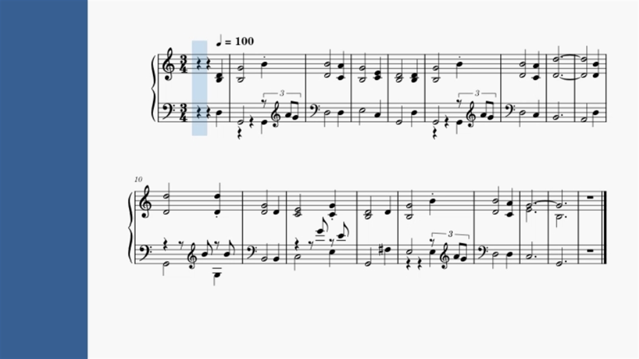 نت آموزش پیانو 11 - نماشا